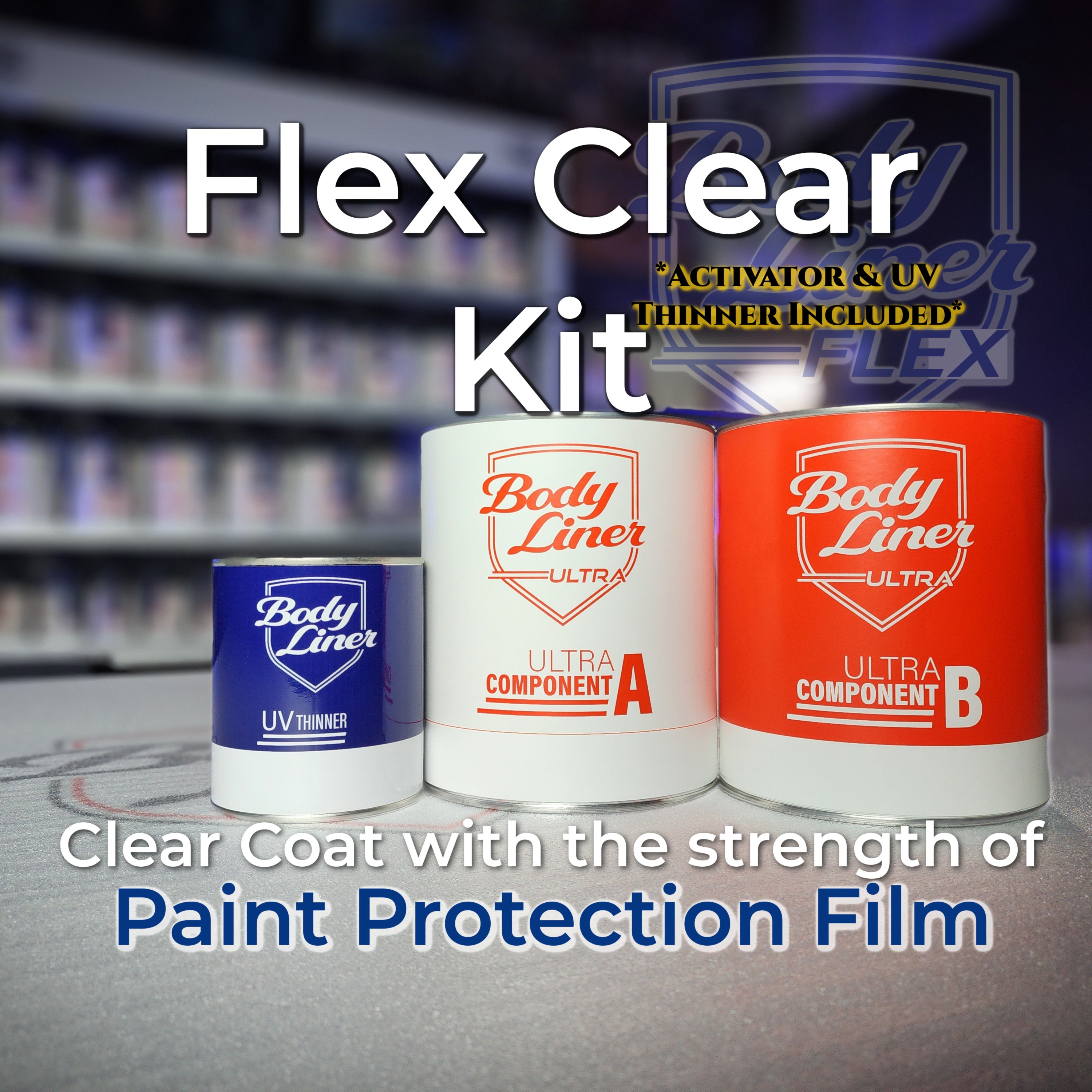 Body-Liner Flex Clear Kit | Sprayable PPF Alternative